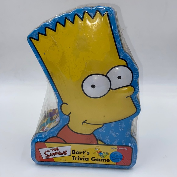 Cardinal | Toys | The Simpsons Bart Simpson Trivia Game New Factory ...